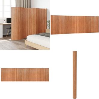 vidaXL Paravent Natur 165x600 cm Bambus - Bambusparavent - Raumteiler - Trennwandsystem - Zimmerdivider - Dekoration - Home & Living