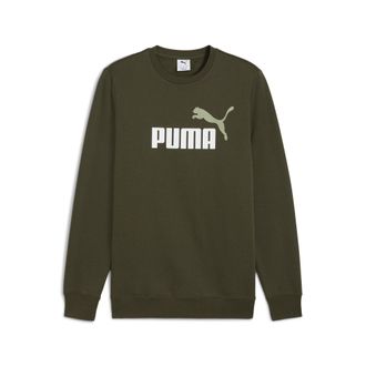Puma Herren Essentials 2 Colour No. 1 Logo Fleece-Sweater XXL, Dark Olive Green