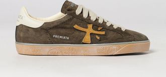 Premiata Steven Sneaker aus Kalbsleder mit kontrastierendem Logo