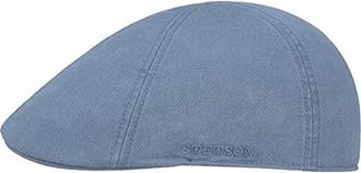 Stetson Casquette Texas Anti-UV Femme/Homme - Gavroche en Coton de Soleil avec Visiere Ete Printemps-ete - L (58-59 cm) Bleu Pigeon