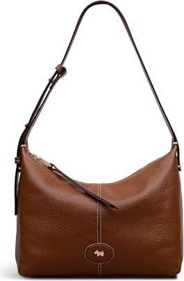 Radley London London Maldon Mews &Eacute;paule zipp&eacute;e en cuir pour femme Taille M, cognac, Taille M