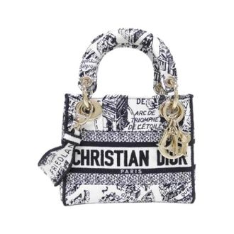 Dior Pre-owned Plan De Paris Lady D-Lite Canvas Bag - - Pre-owned - Damen - Grau - ONE SIZE
