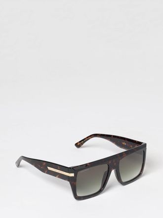 Dsquared2 Lunettes de soleil aviateur en ac&eacute;tate noir avec logo litt&eacute;ral