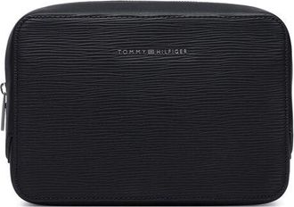 Tommy Hilfiger Kosmetiktasche Th Business Saffiano Washbag AM0AM14803 Schwarz
