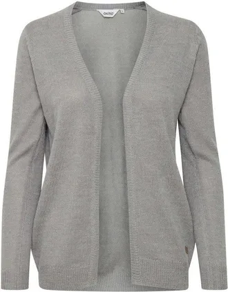 Oxmo Strickjacke OXNena Strickjacke offen geschnitten