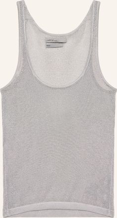 AllSaints Allsaints Stricktop Silvi Mit Glitzergarn grau