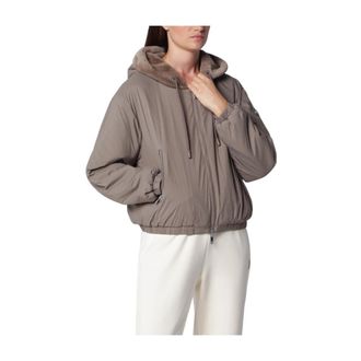 Moose Knuckles Eaton Bunny Reversible Hoodie - - Jackets - Damen - Braun - S