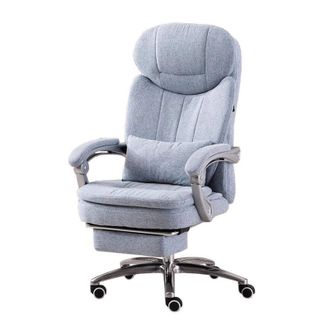 Generic Ergonomischer B&uuml;rostuhl, Verstellbarer Schreibtischstuhl mit hoher R&uuml;ckenlehne, Handl&auml;ufen und Fu&szlig;pedal, Metall-Liegestuhl