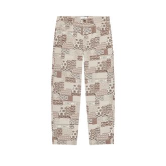 Les Deux Homme, Pantalons, Multicolore, Taille: W33 L32 Fusel&eacute; Jacquard Patchwork Pantalons
