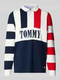 Tommy Jeans Relaxed Fit Poloshirt aus reiner Baumwolle