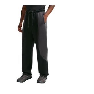 Nike Tech Color-Block Open-Hem Fleece Hose - - Sport - Herren - Schwarzk - M