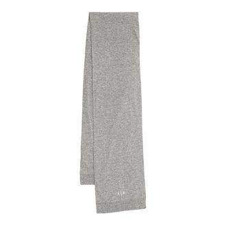 A|X Armani Exchange Logo-Stickerei Schal - - Accessories - Damen - Grau - ONE SIZE