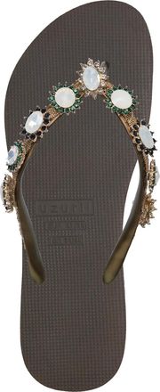 UZURII Slipper & Pantoletten - Pantoffeln Pantoffel Boo Boo - Gr. 35,5 (EU) - in Braun - f&uuml;r Damen