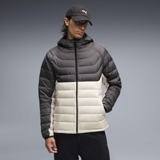 Puma Doudoune &agrave; capuche PACKLITE Homme, V&ecirc;tements, Beige, XXL