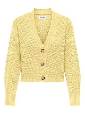 Only Only Onlcarol Nice L/S Cardigan KNT Noos, Sunlight., XL