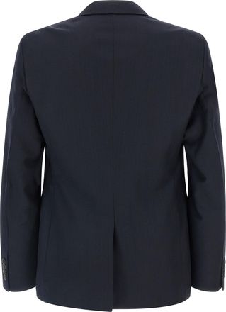 Prada Mens Blue Virgin Wool Two-Piece Suit