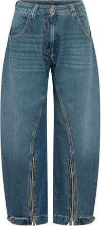 Pinko Pinko, Femme, Jeans, Bleu, Taille: W28 Jean Coupe Ballon avec Zip