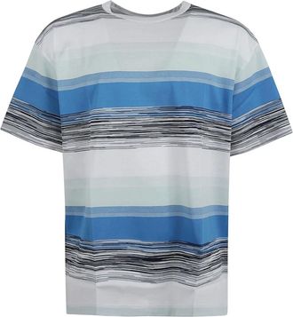 Missoni Homme, Tops, Multicolore, Taille: M T-shirt &agrave; rayures
