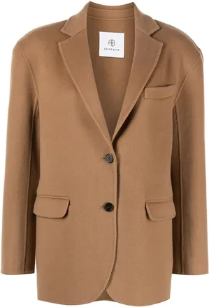 Anine Bing Quinn Single Breasted Blazer
