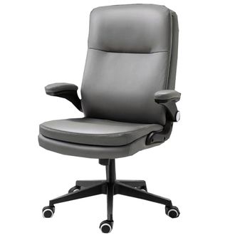 Generic Hochlehner-Schreibtischstuhl,ergonomischer B&uuml;rostuhl s Homeoffice,Chefsessel aus PU-Leder Rollen,drehbarer Computerstuhl Verstellbarer Lendenwirbelst&uuml;