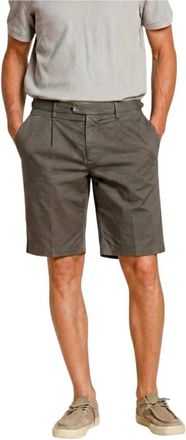 Mason's Homme, Shorts, Gris, Taille: L New York 2 Pinces Chino Bermuda