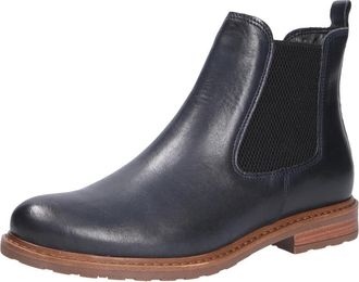 Tamaris Modische Leder-Stiefelette - - Shoes - Damen - Blau - 37 EU