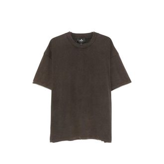Represent Initial Faded-effect Logo-plaque T-shirt