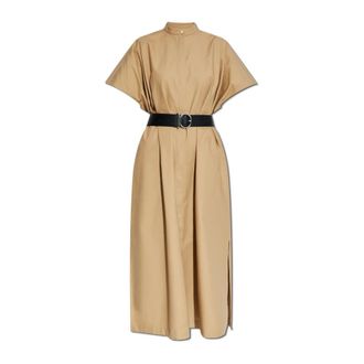 Jil Sander Baumwollkleid - - Dresses - Damen - Braun - L