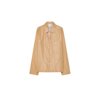 Forte_Forte Femme, Vestes, Brun, Taille: 40 FR Chemise Pyjama en Taffetas Paillete