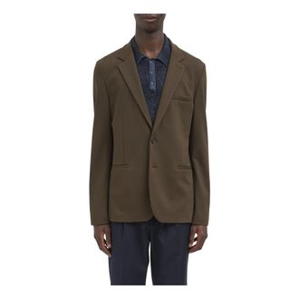 Paolo Pecora Jersey Jacke - - Jackets - Herren - Braun - M