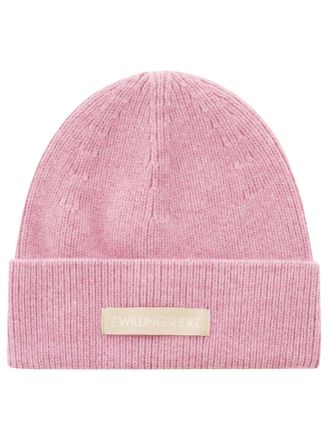 Zwillingsherz Damen Beanie Strickm&uuml;tze, Warme Winterm&uuml;tze mit Moin Patch, Modisches Accessoire f&uuml;r Fr&uuml;hling, Herbst und Winter (Rosa)
