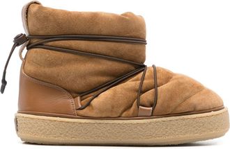 Isabel Marant Heta Stiefeletten aus Wildleder - Schwarz