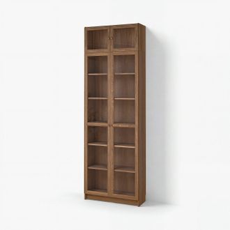 IKEA BILLY / OXBERG Regalkombi m Vitrinent&uuml;ren/Aufsatz