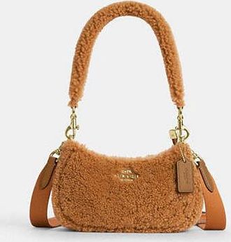 Coach Teri Mini-Umh&auml;ngetasche Aus Lammfell