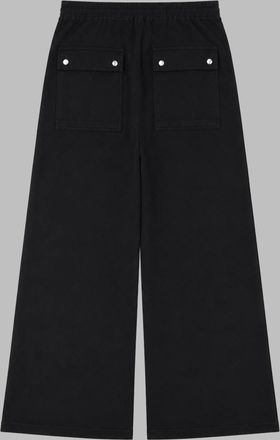 Rick Owens Mens Trousers Geth Belas Black Cotton