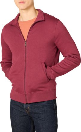 Amazon Essentials Herren Fleece-Jacke mit durchgehendem Reißverschluss, Rot, XXL