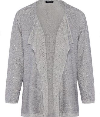 Frank Walder Strickjacke mit Wasserfallkragen