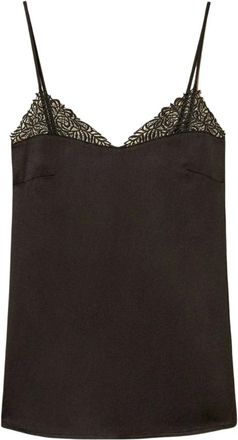 Twinset Femme, Tops, Noir, Taille: 42 FR T-shirts et Polos