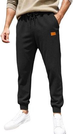 Generico Pantalon de surv&ecirc;tement Baggy pour homme, pantalon de jogging pour homme, pantalon de sport pour homme, long en coton, pantalon dentra&icirc;nement de loisi