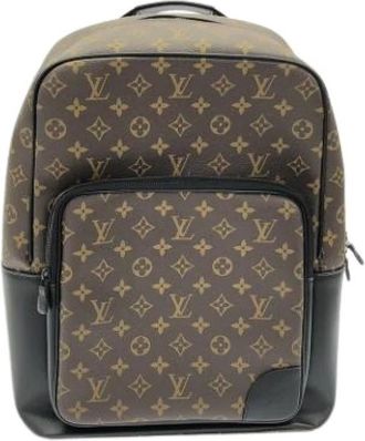 Louis Vuitton unisex, Pre-owned, Brun, Taille: ONE Size Pre-owned Monogram Macassar Backpack