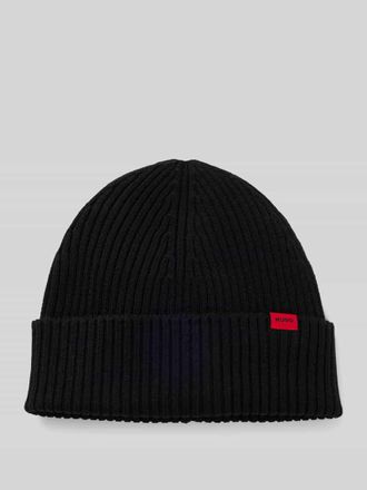 HUGO BOSS M&uuml;tze mit Label-Patch Modell Xola