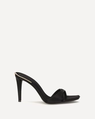 Giuseppe Zanotti Salamander satin Mules Sandals Female 38.5