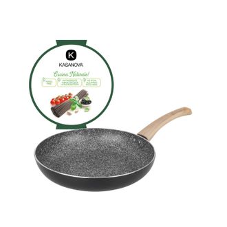 KASANOVA Kasanova Bratpfanne aus schwarzem Stein cm26, Neutrum