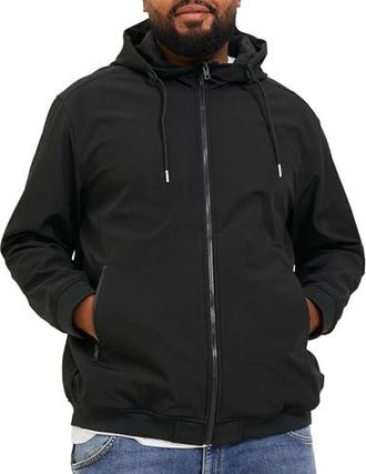 Jack & Jones Bestseller A/S JJEBASIC Veste softshell NOOS pour homme, noir, taille XXL, Noir, XXL