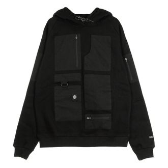Dolly Noire Schwarzer Hoodie mit Tasche f&uuml;r M&auml;nner - - Sweatshirts & Hoodies - Herren - Schwarzk - S