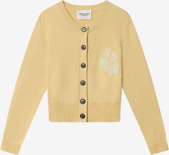 Isabel Marant Cardigan Newton - Femme - Jaune Clair - Taille 36 - Marant &Eacute;toile