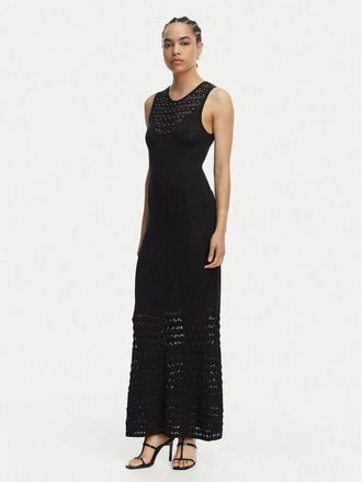 Lola Casademunt Strickkleid MS2616001 Schwarz Slim Fit