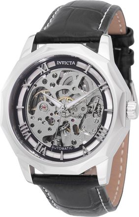 Invicta Objet D Art 69128 Herrenuhr - Automatisches Werk - Edelstahl mit silbernem Zifferblatt - 42 mm
