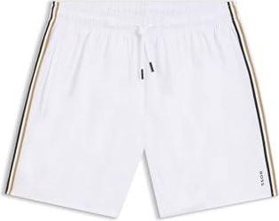 BOSS Hommes Iconic Short de Bain avec Rayures embl&eacute;matiques et Logo