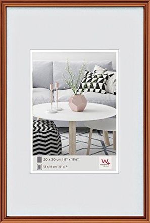 Walther Design Bilderrahmen kupfer 13 x 18 cm Galeria Kunststoffrahmen KJ318H